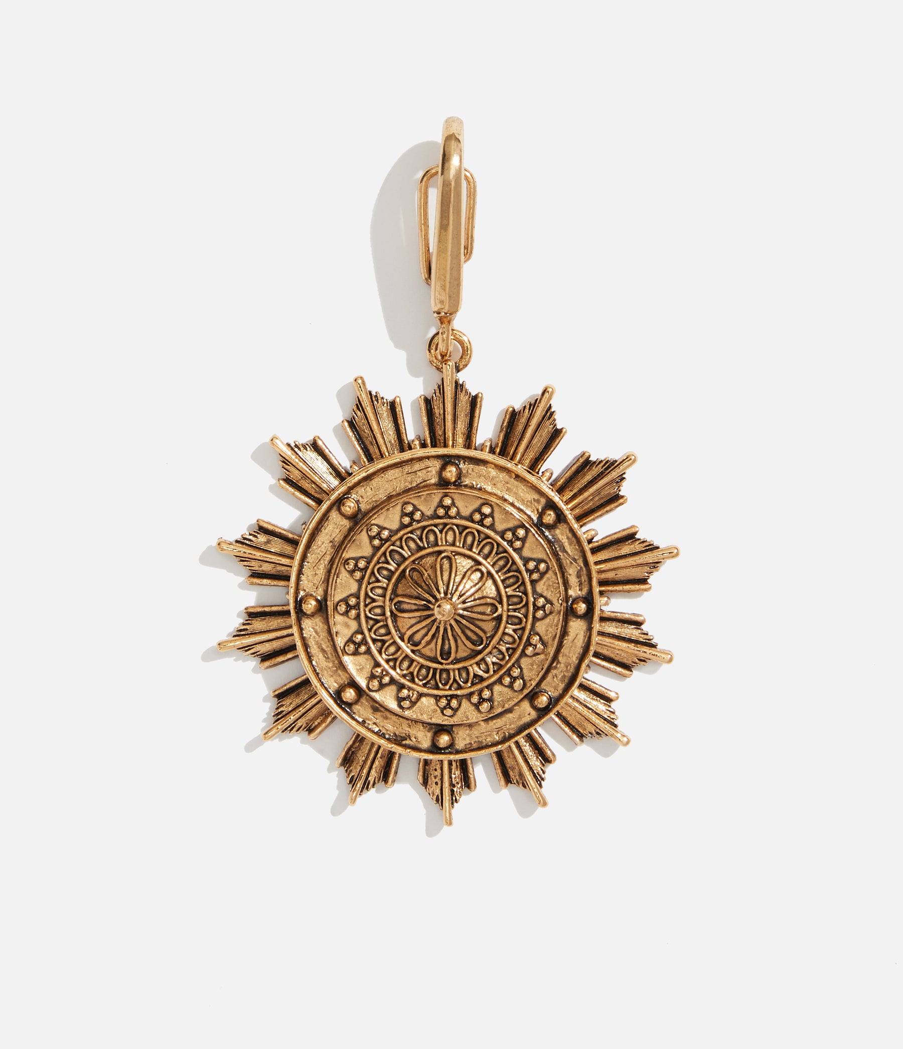 Sunburst Medallion Charm